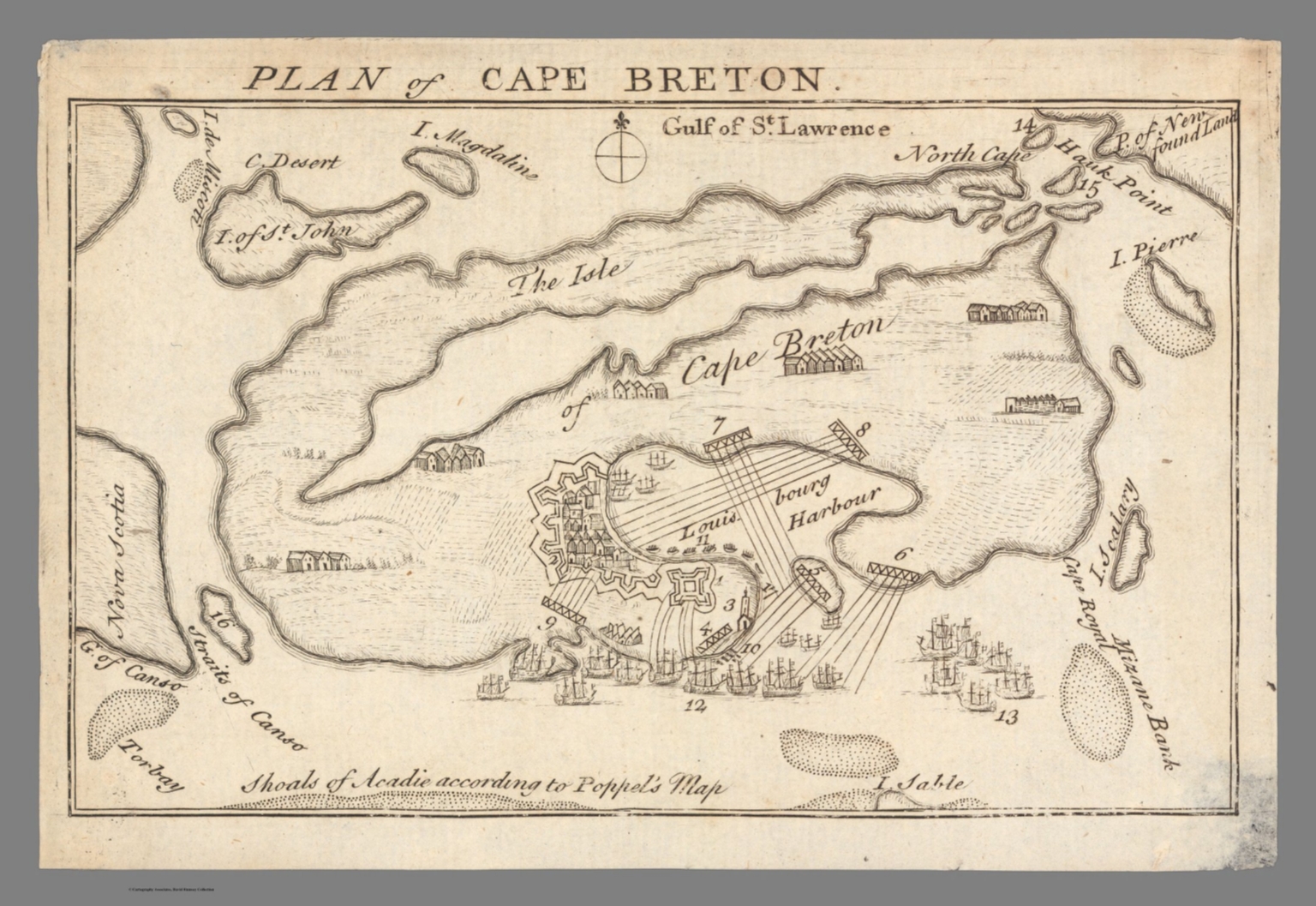 Plan of Cape Breton. - David Rumsey Historical Map Collection
