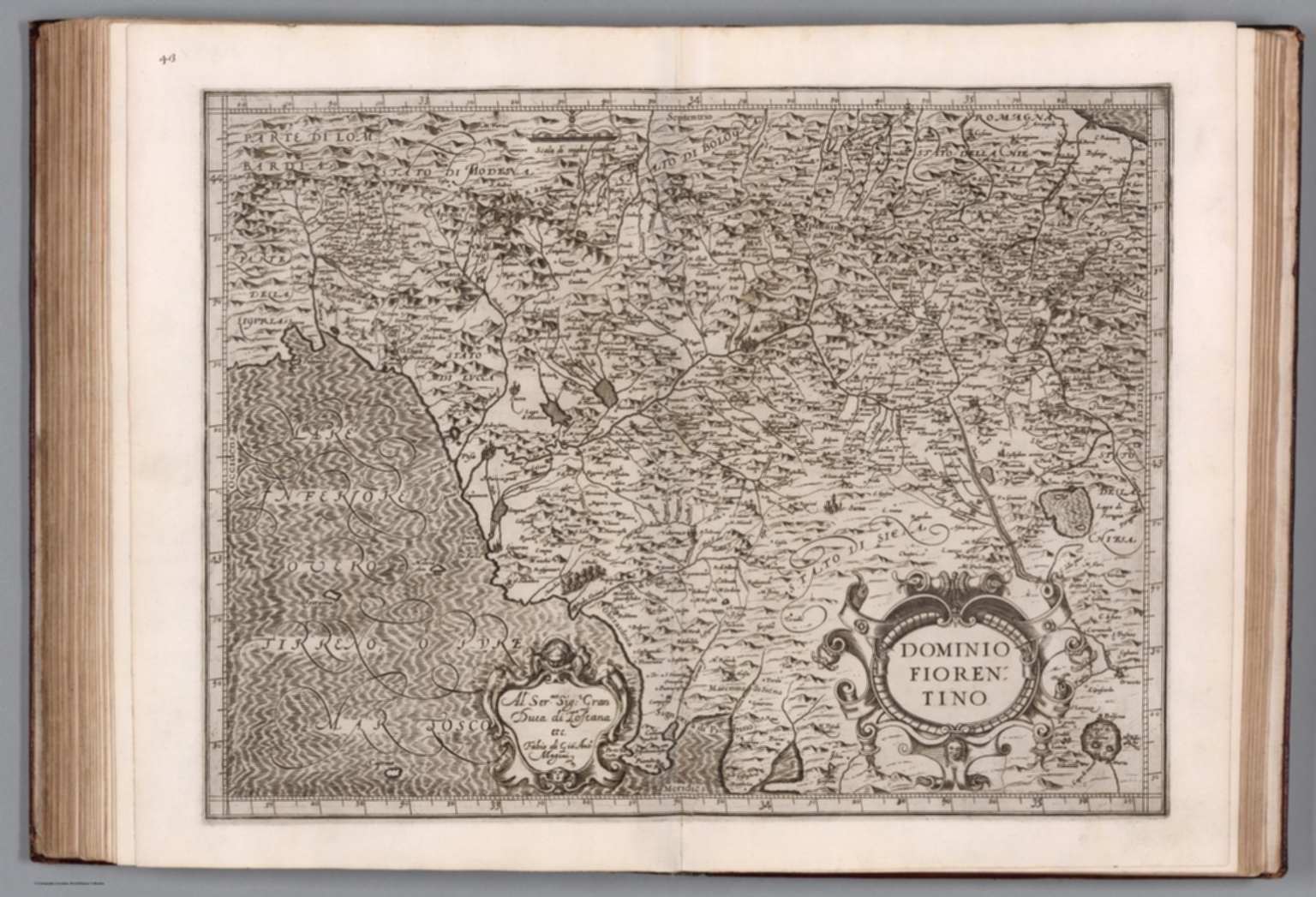 Dominio Fiorentino - David Rumsey Historical Map Collection