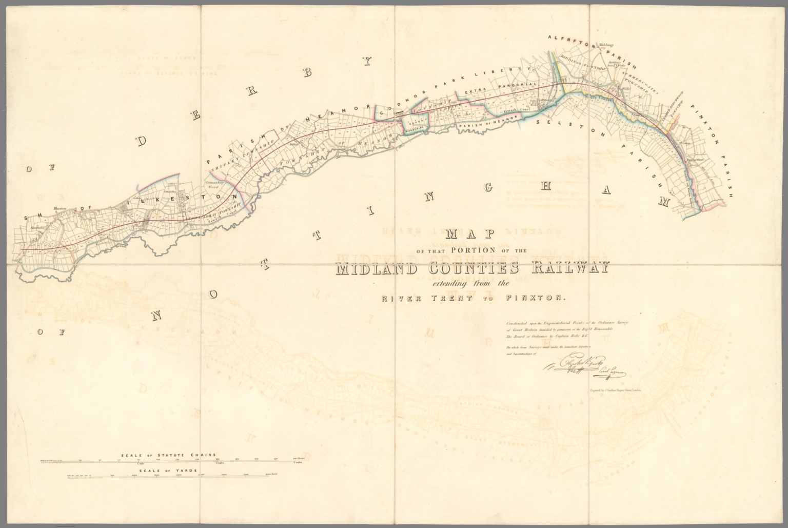 (Sheet 2) Map of that portion of the Midland Counties Railway extending ...