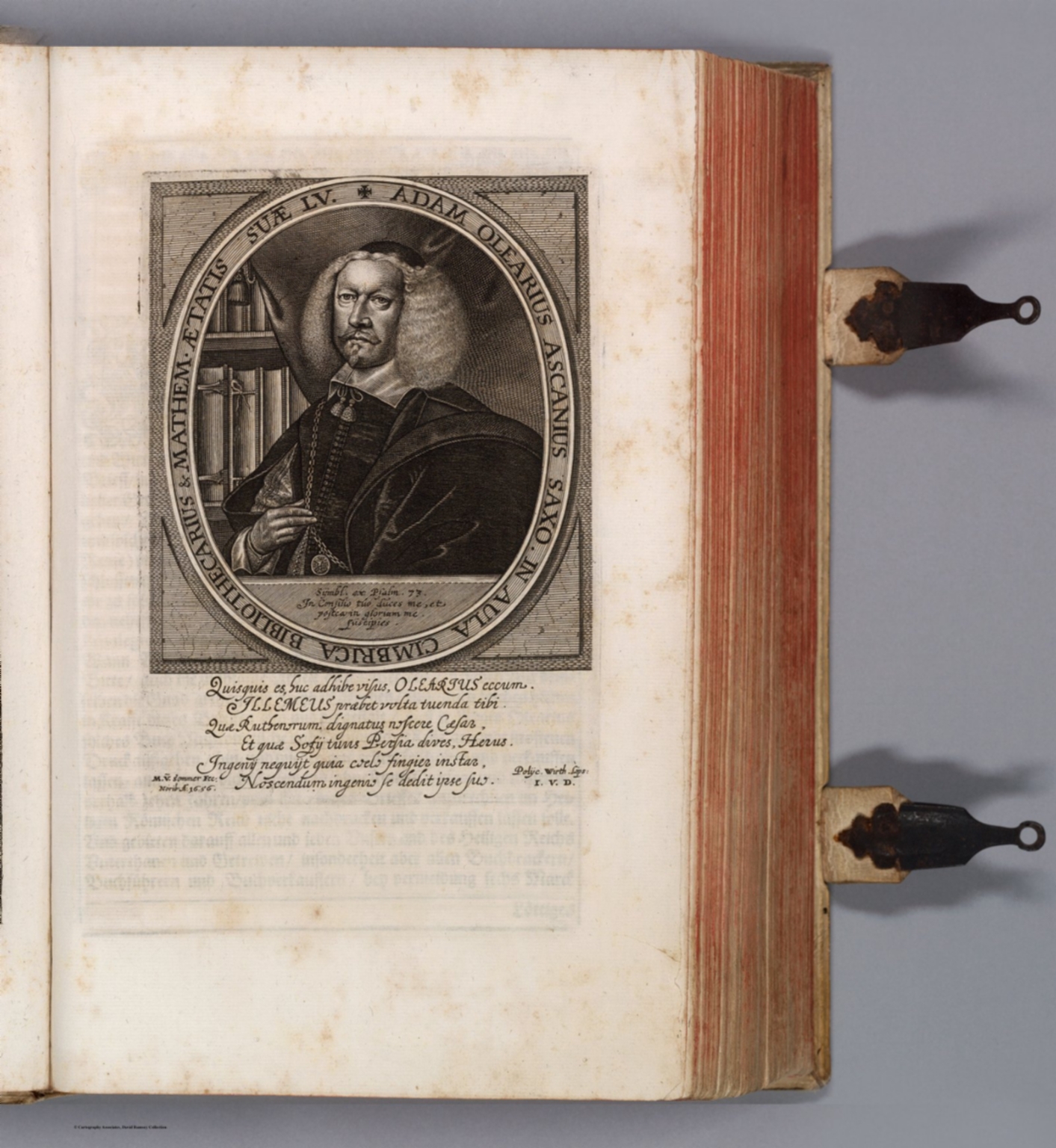 Portrait: Adam Olearius - David Rumsey Historical Map Collection