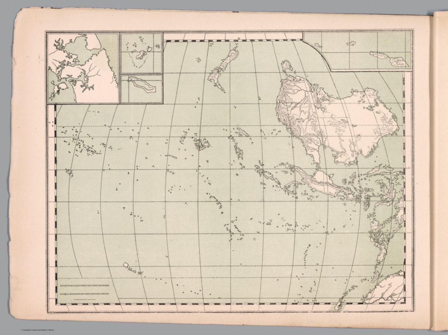 Outline map of Oceania - David Rumsey Historical Map Collection