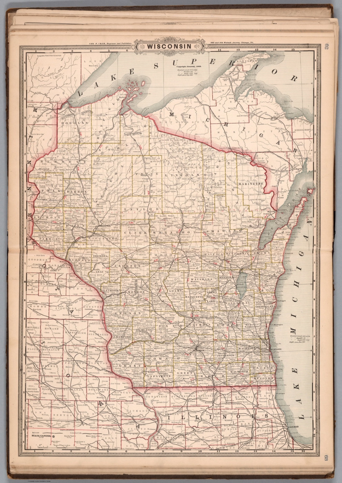 Wisconsin. - David Rumsey Historical Map Collection