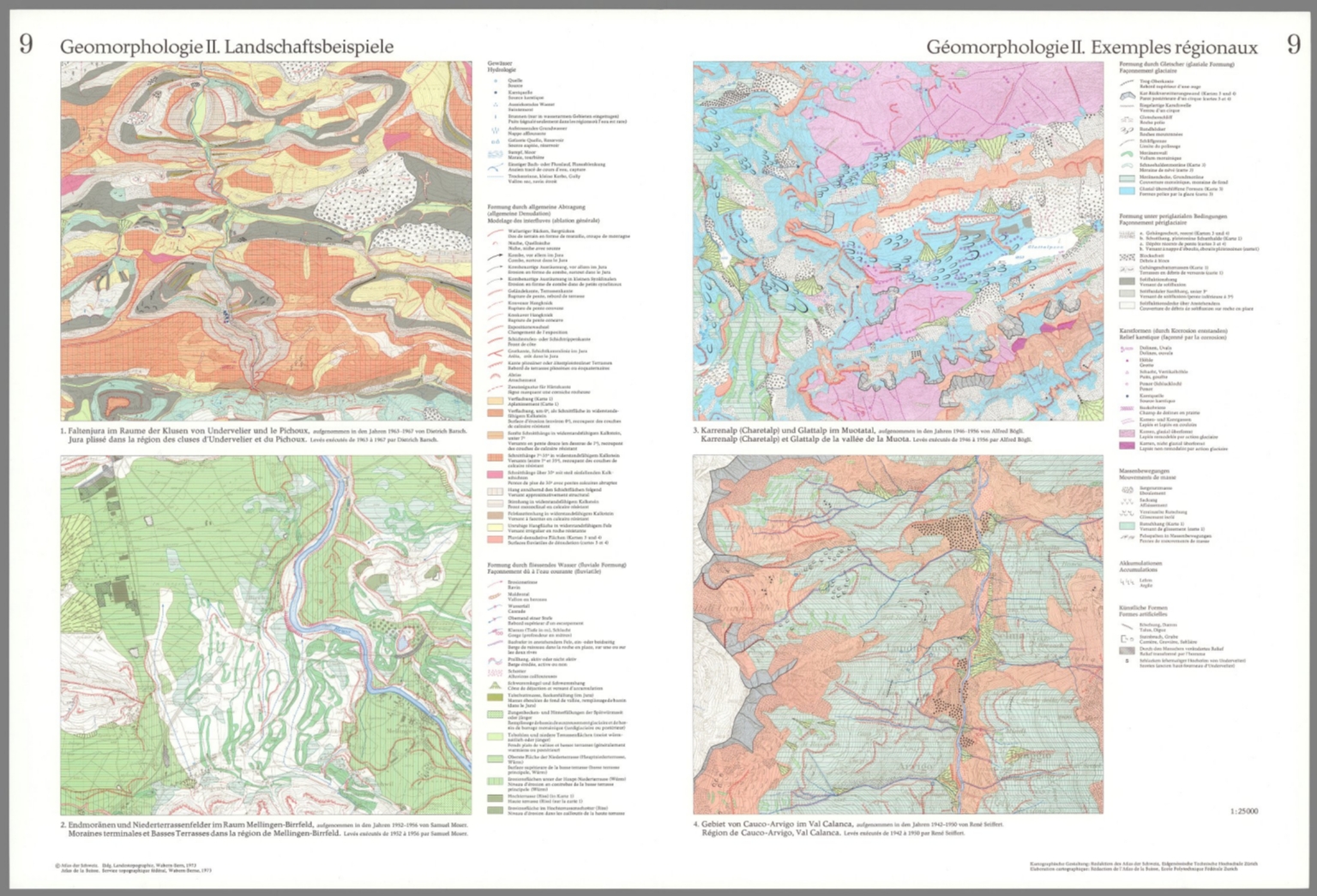 Geomorphologie II. Landschaftsbeispiele ... - David Rumsey Historical ...