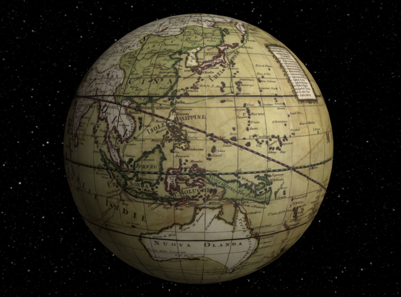 Interactive Globe: Globo terrestre 1-5 - David Rumsey Historical Map ...