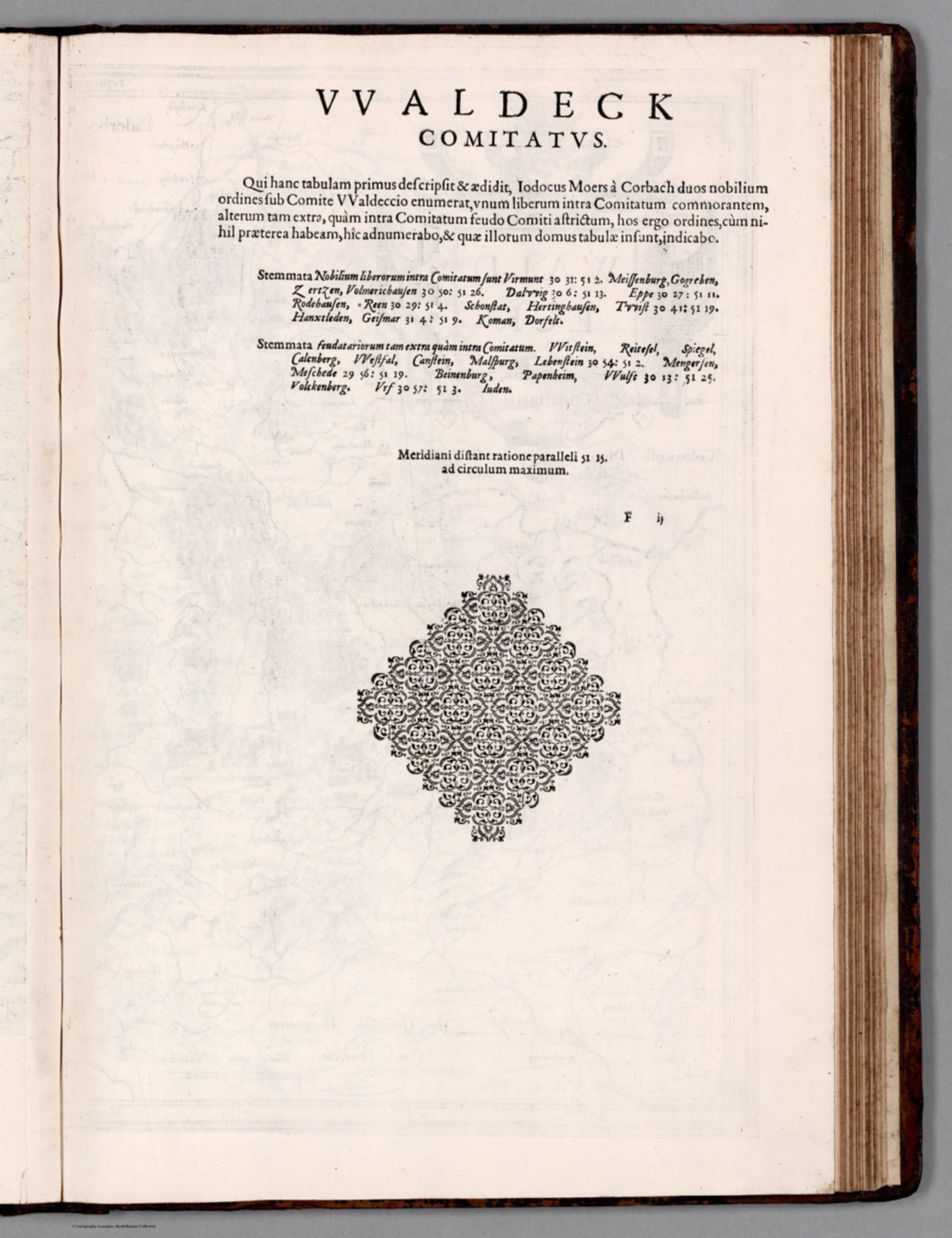 Text: Waldeck Comitatus. - David Rumsey Historical Map Collection