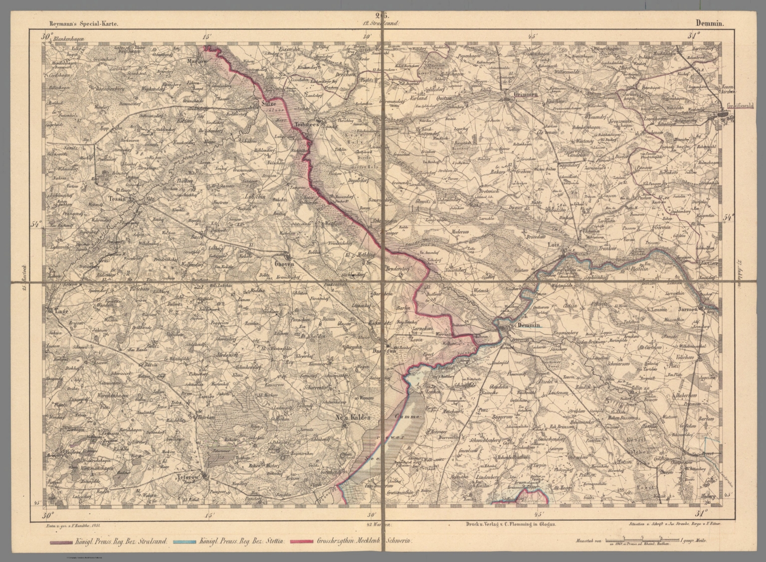26 Demmin - David Rumsey Historical Map Collection