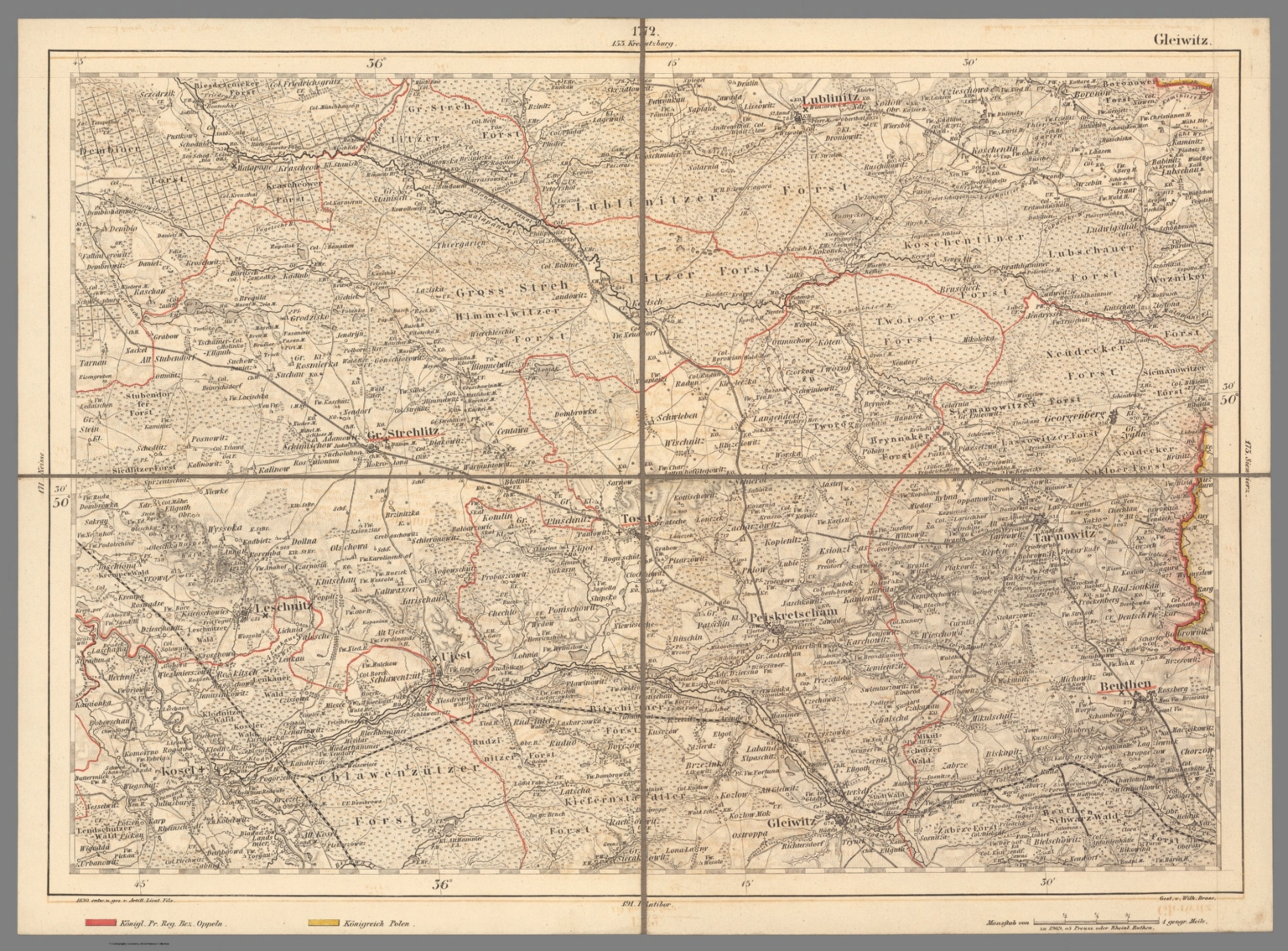 172 Gleiwitz - David Rumsey Historical Map Collection