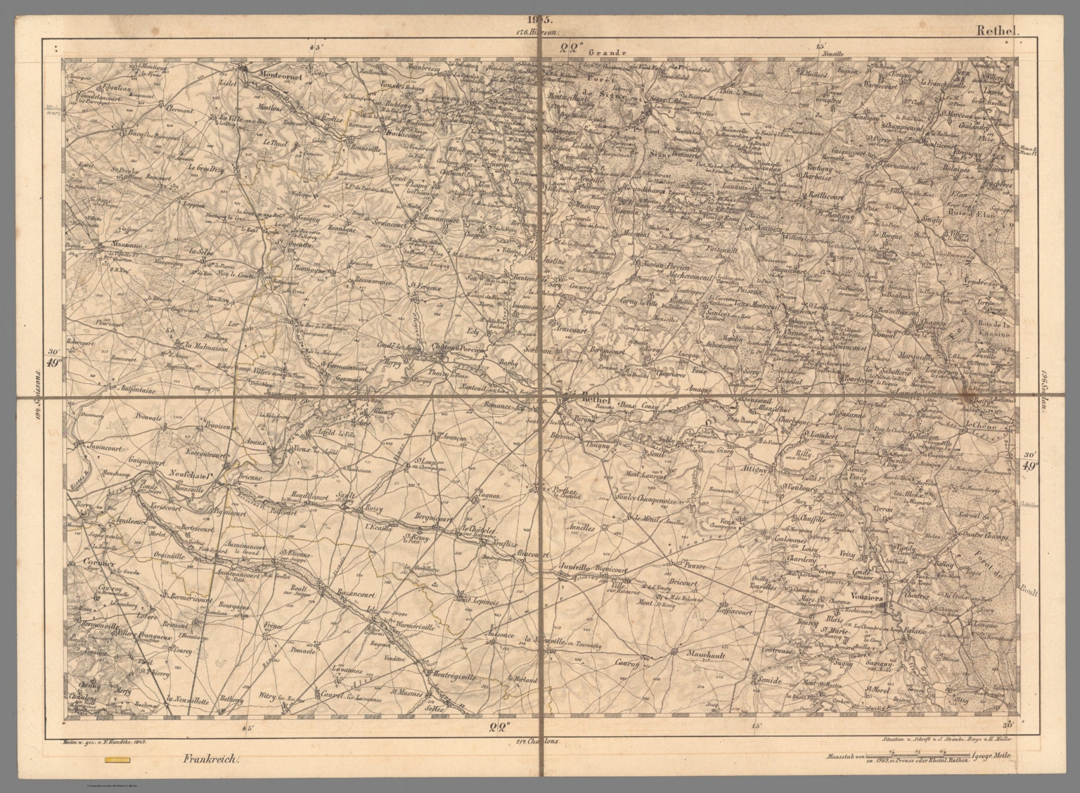 195 Rethel - David Rumsey Historical Map Collection