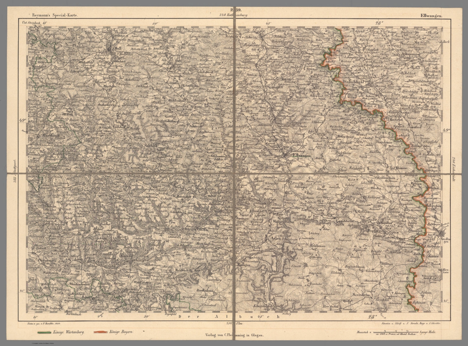 239 Ellwangen - David Rumsey Historical Map Collection