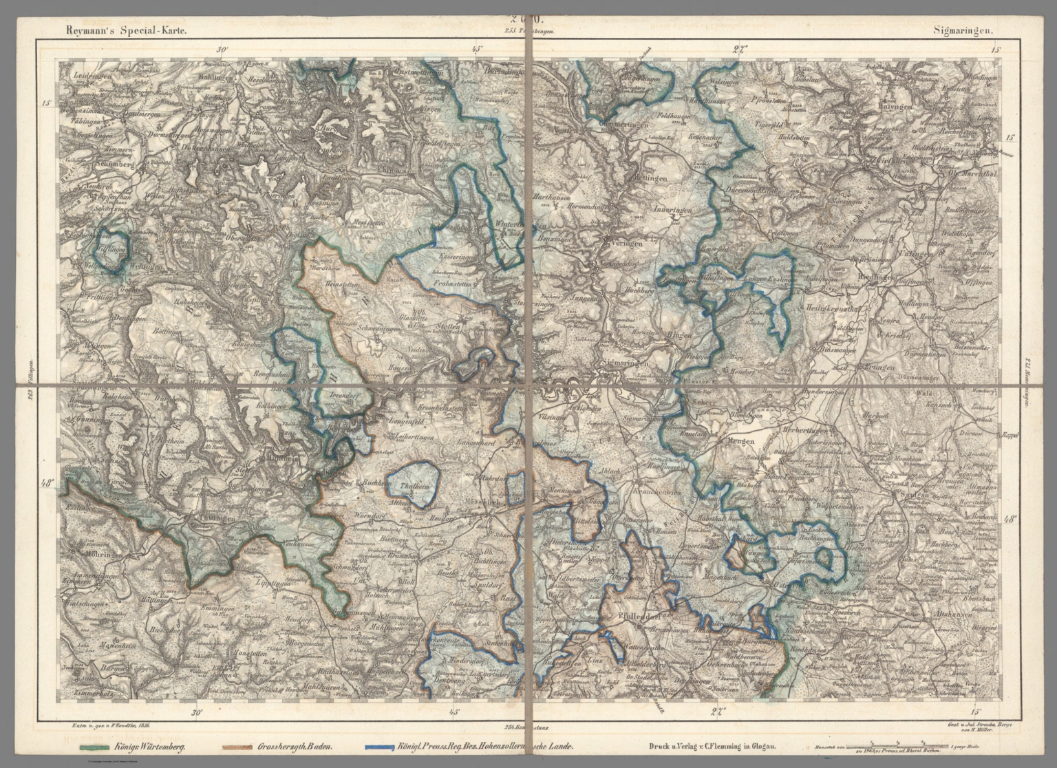 270 Sigmaringen - David Rumsey Historical Map Collection
