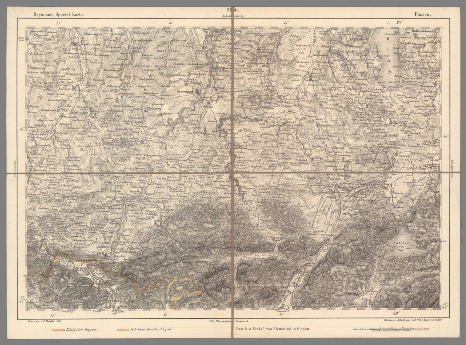 286 Fussen - David Rumsey Historical Map Collection