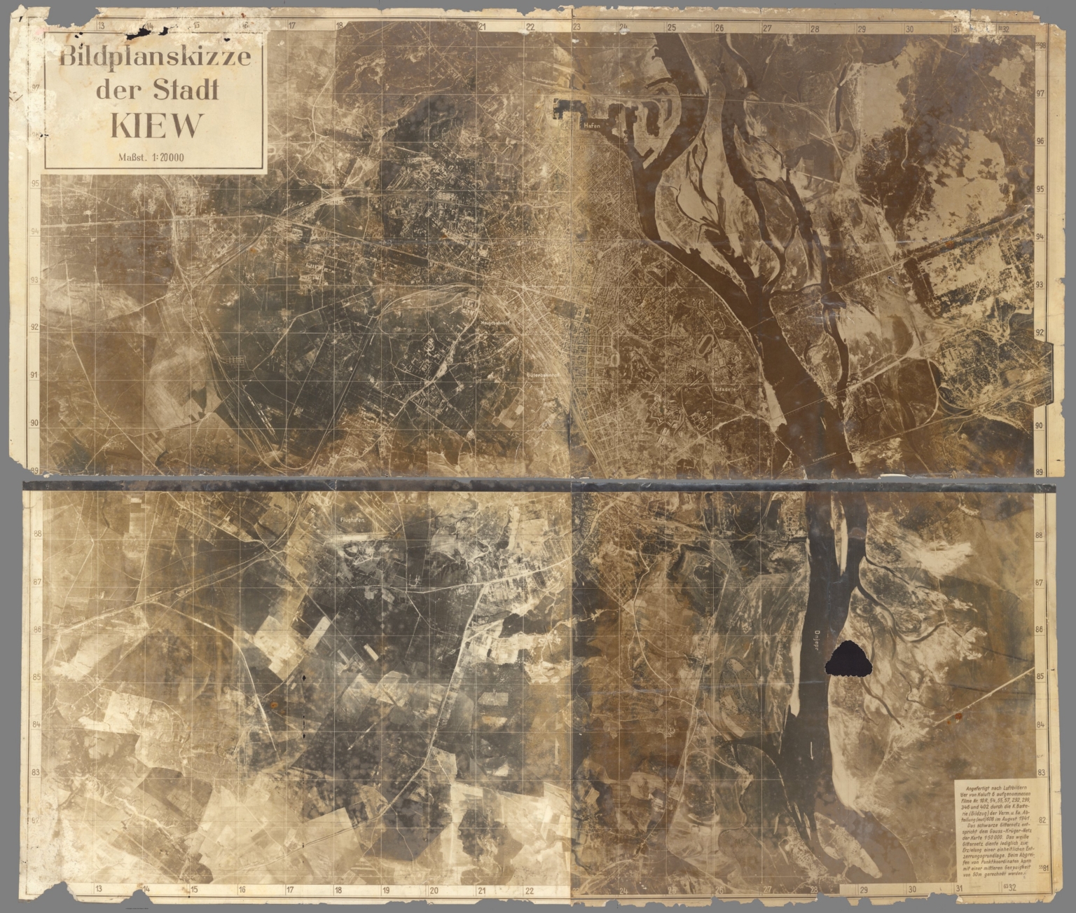 Sheets 1-2 Bildplanskizze der Stadt Kiew 1:20 000 - David Rumsey ...