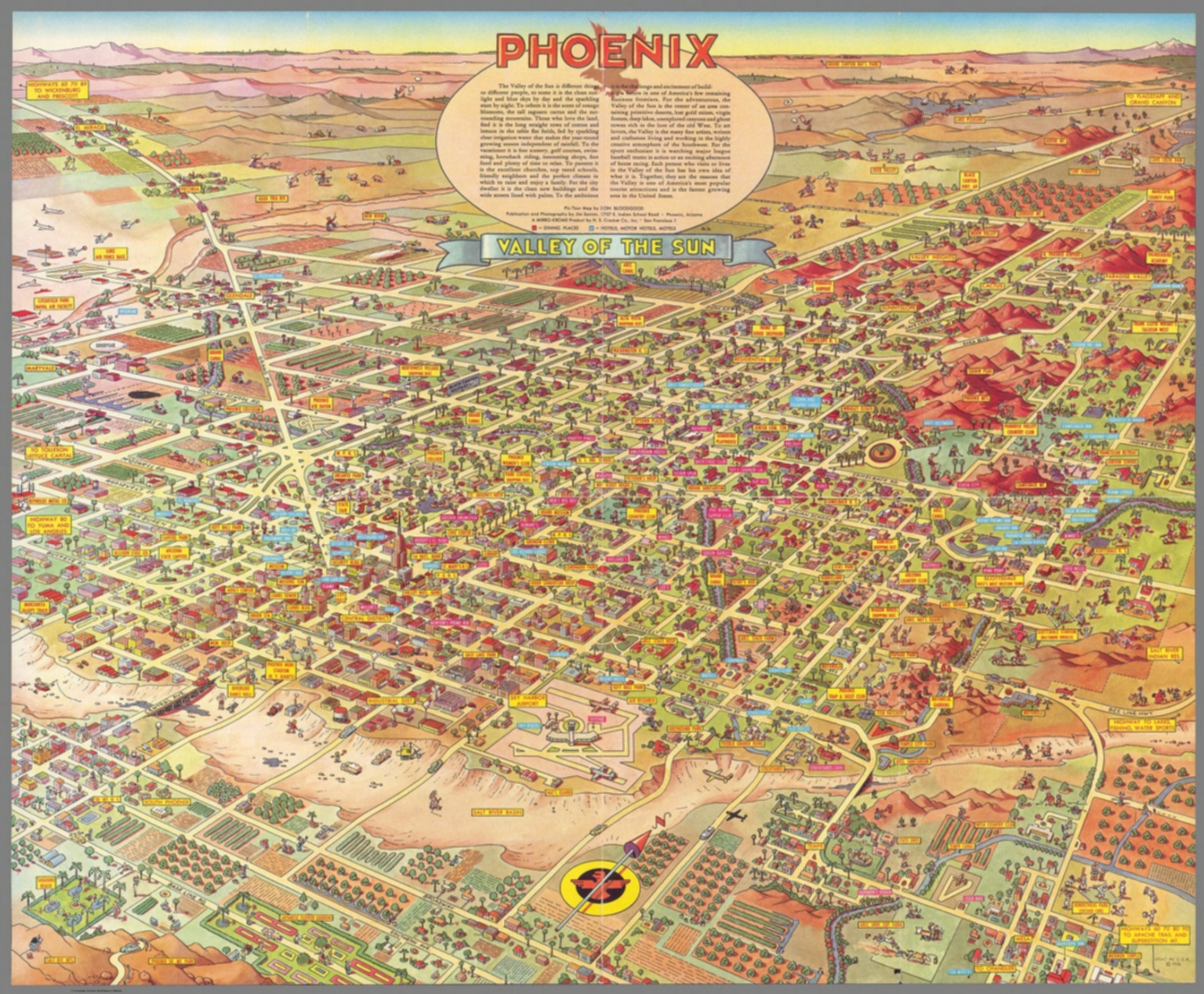Phoenix Valley of the Sun. - David Rumsey Historical Map Collection