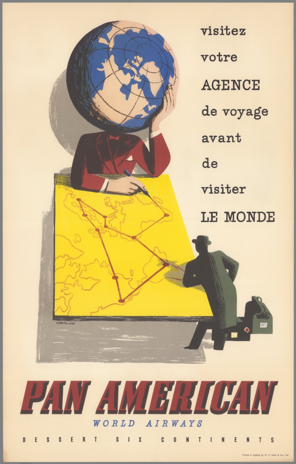 Pan American World Airways Dessert Six Continents. - David Rumsey ...