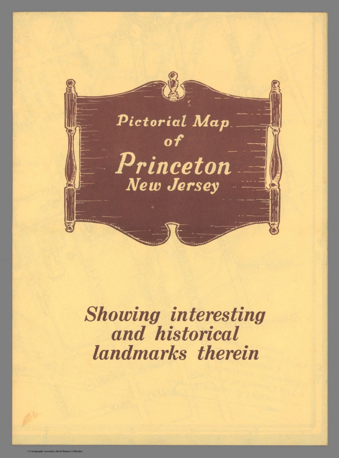 Covers: Pictorial Map of Princeton New Jersey. - David Rumsey ...