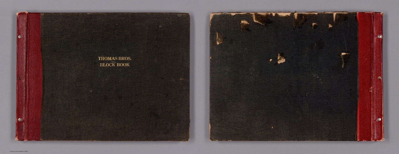 Covers: Thomas Bros. Book block - David Rumsey Historical Map Collection