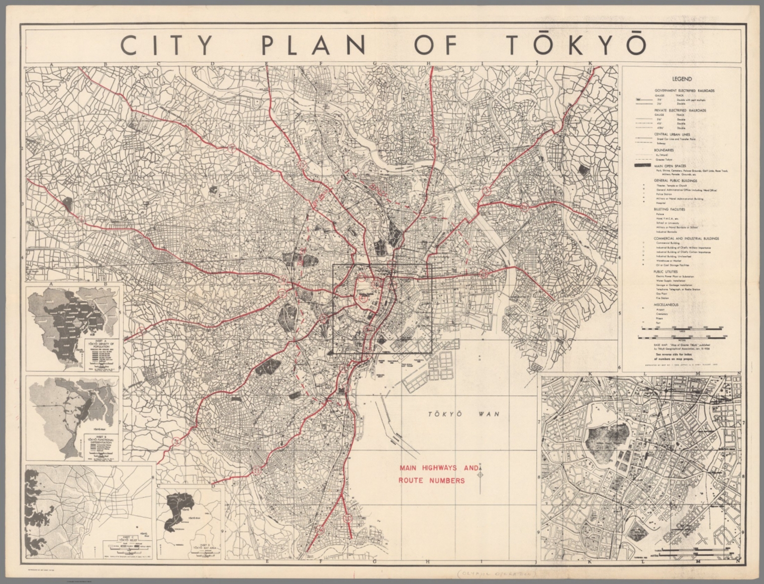 City plan of Tokyo - David Rumsey Historical Map Collection