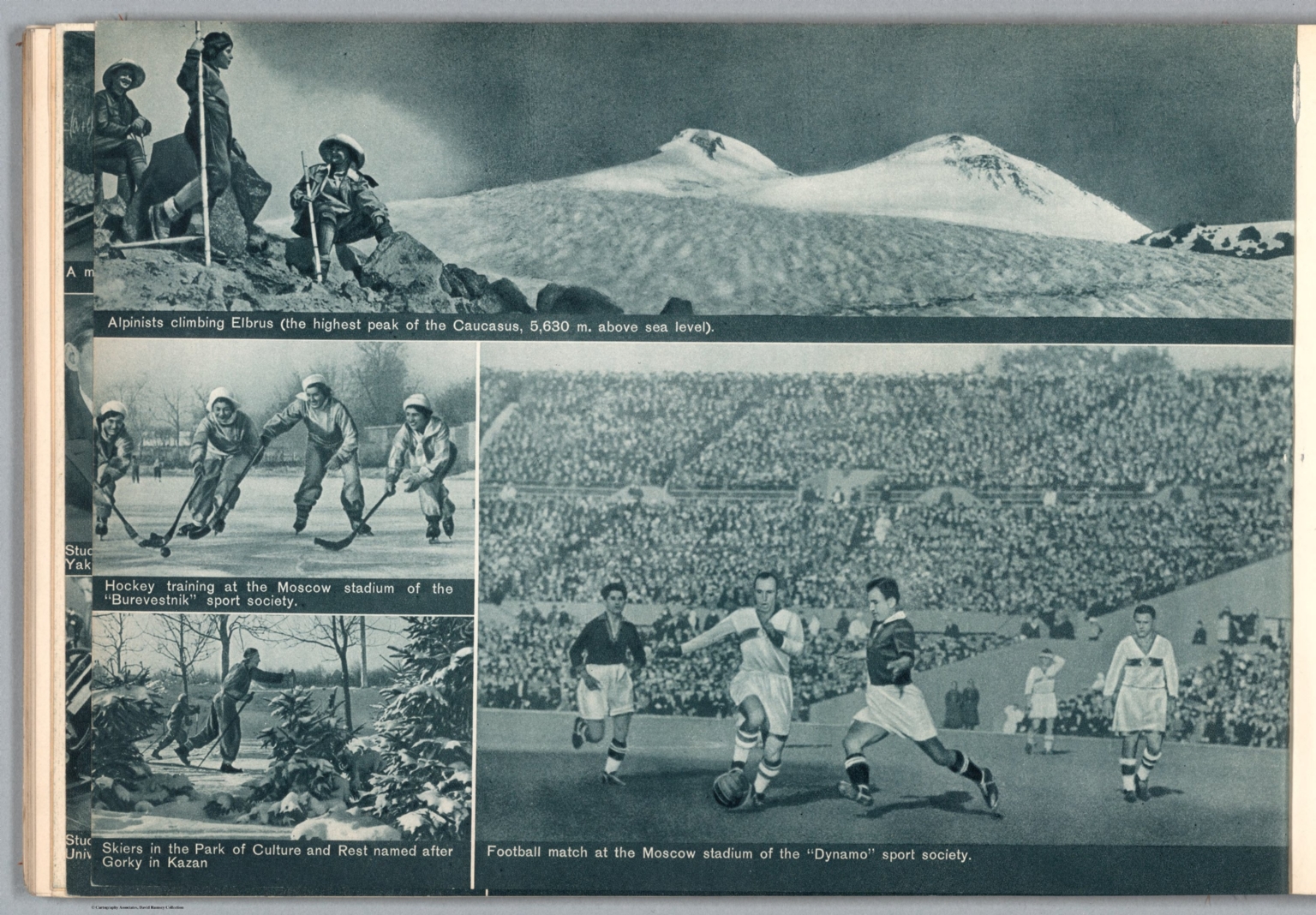 Sport in the Soviet Union - David Rumsey Historical Map Collection