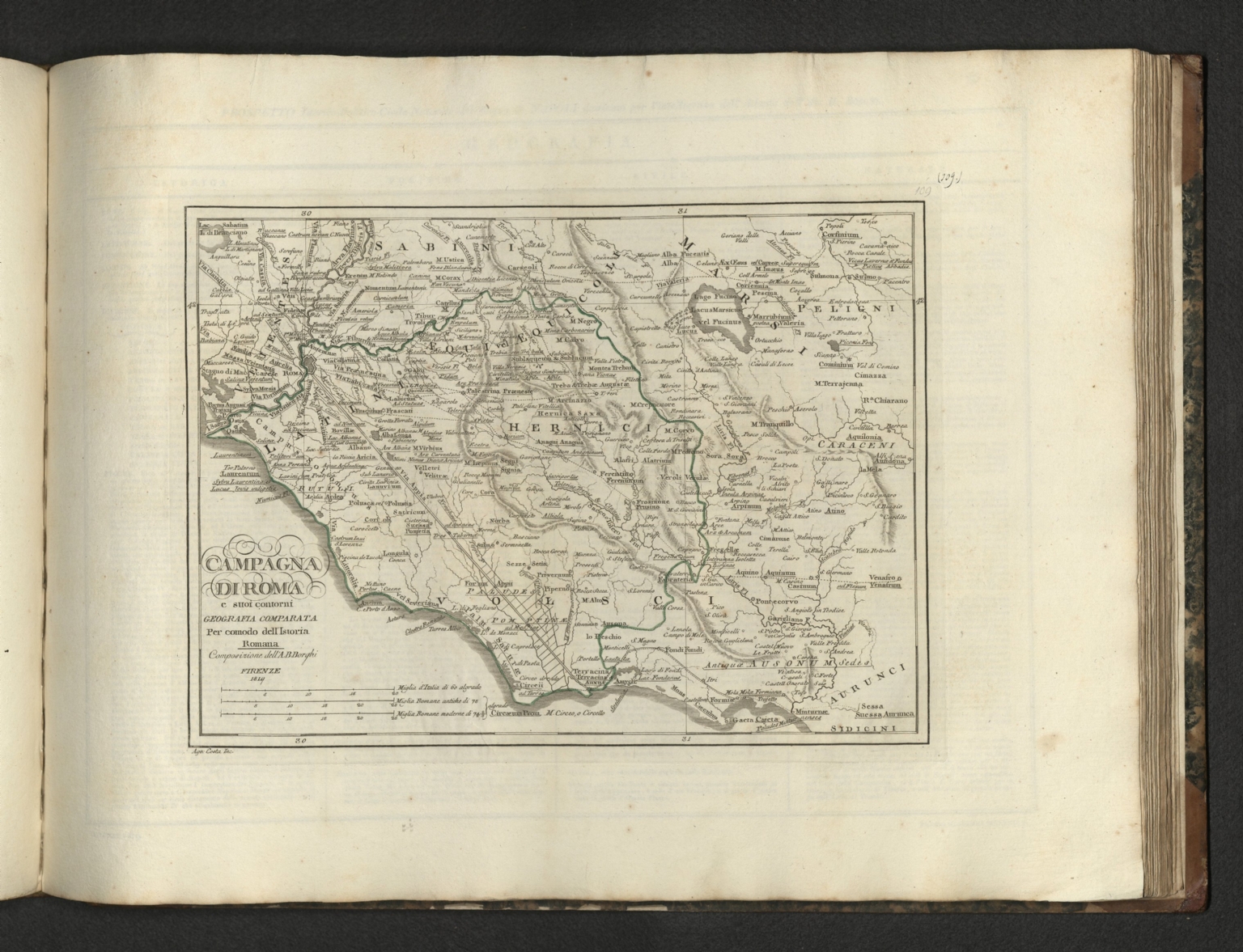 Campagna di Roma e suoi contorni geografia comparata per comodo dell ...