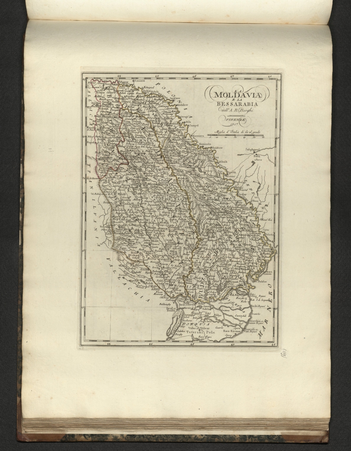 La Moldavia e la Bessarabia. - David Rumsey Historical Map Collection