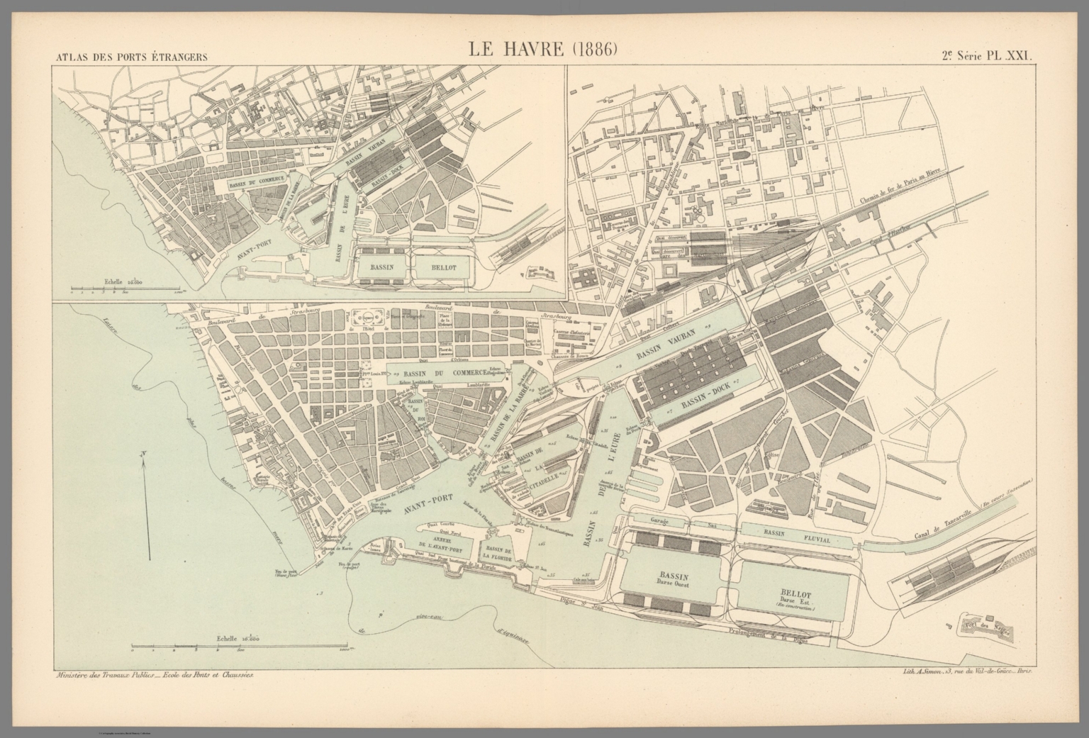 Le Havre (1886). - David Rumsey Historical Map Collection