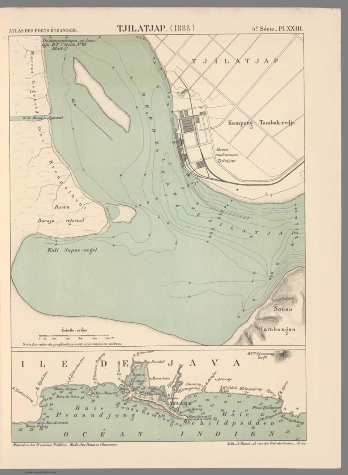 Tjilatjap. (1888) ... - David Rumsey Historical Map Collection