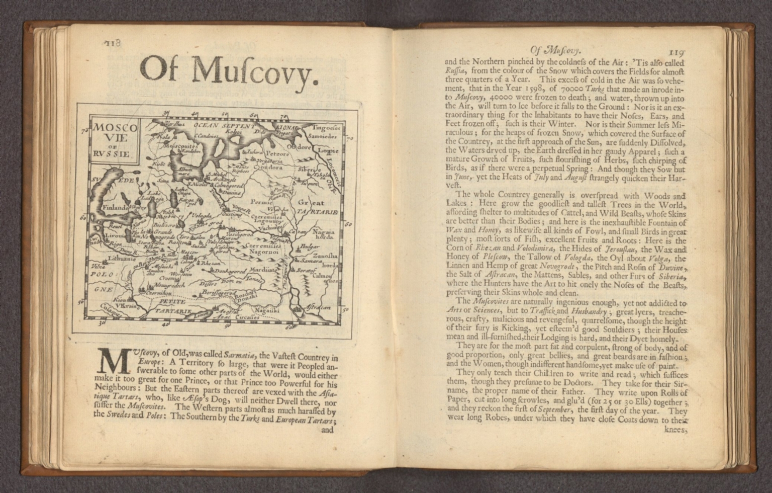 (Russia) Text: Of Muscovy (1). - David Rumsey Historical Map Collection