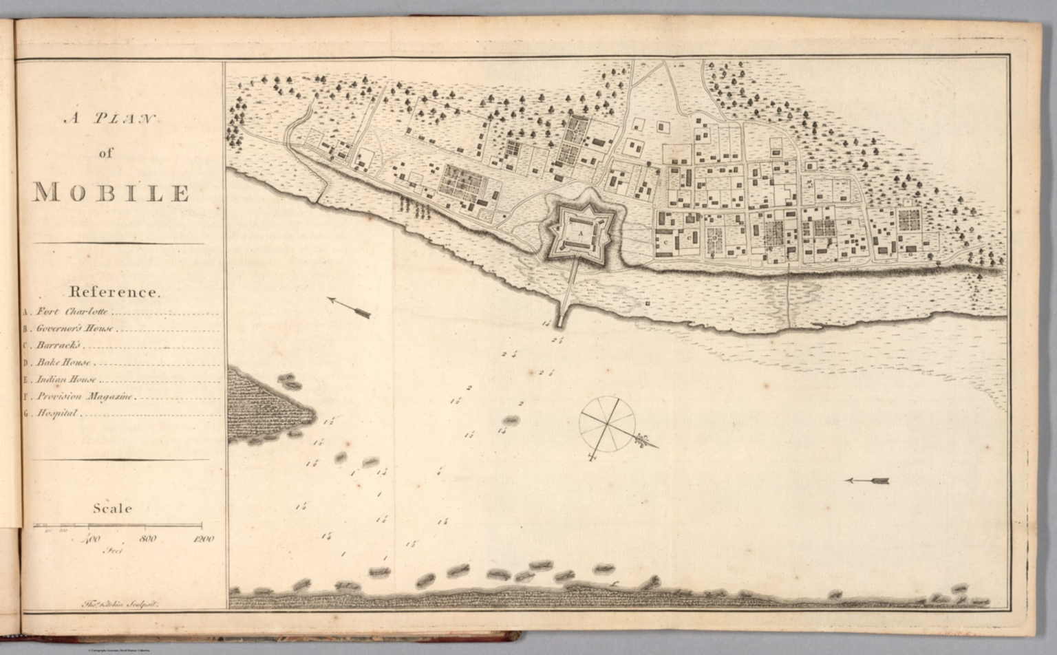 A plan of Mobile. - David Rumsey Historical Map Collection