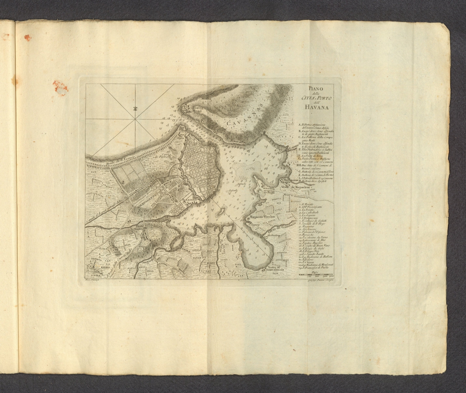 Plano della città e porto dell'Havana. - David Rumsey Historical Map ...