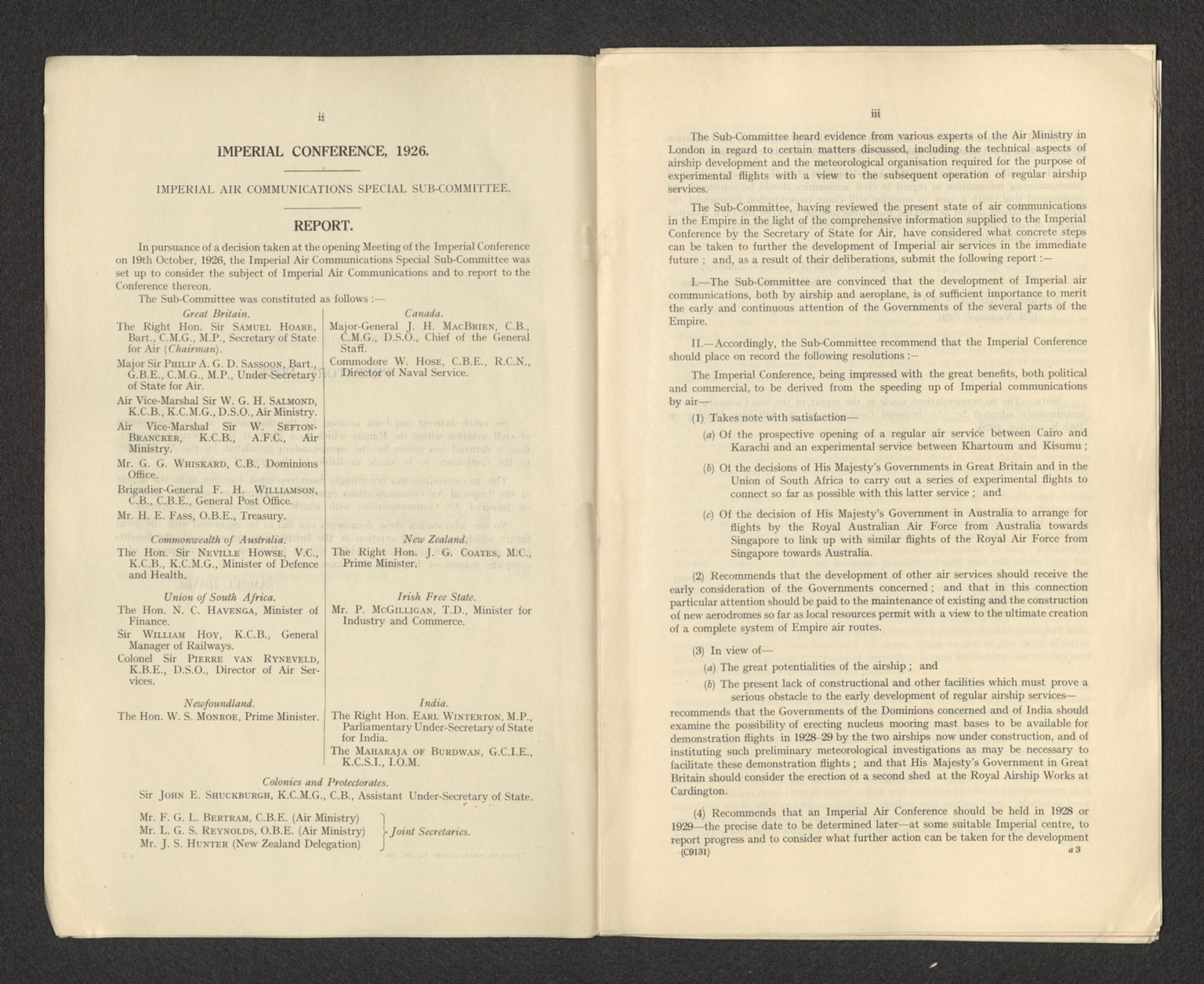 Text: Imperial Conference, 1926. (1) - David Rumsey Historical Map ...