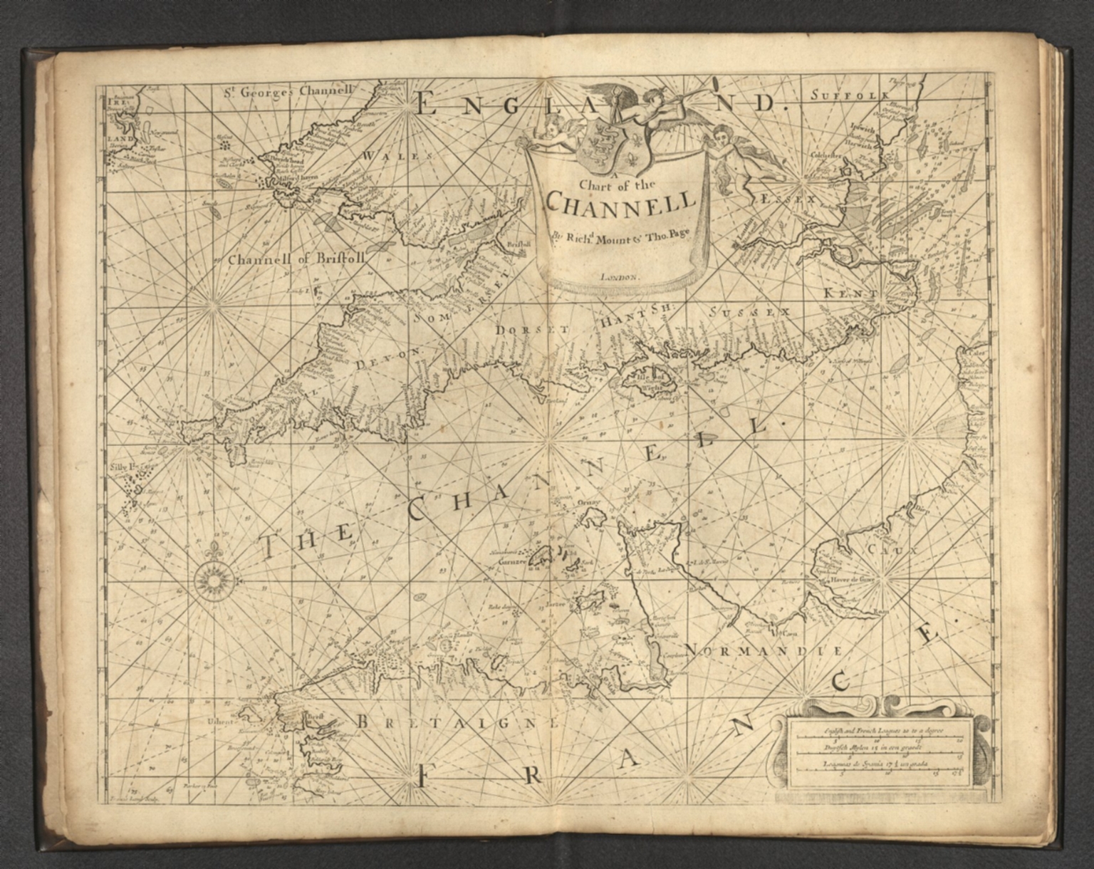 A chart of the Channell. - David Rumsey Historical Map Collection