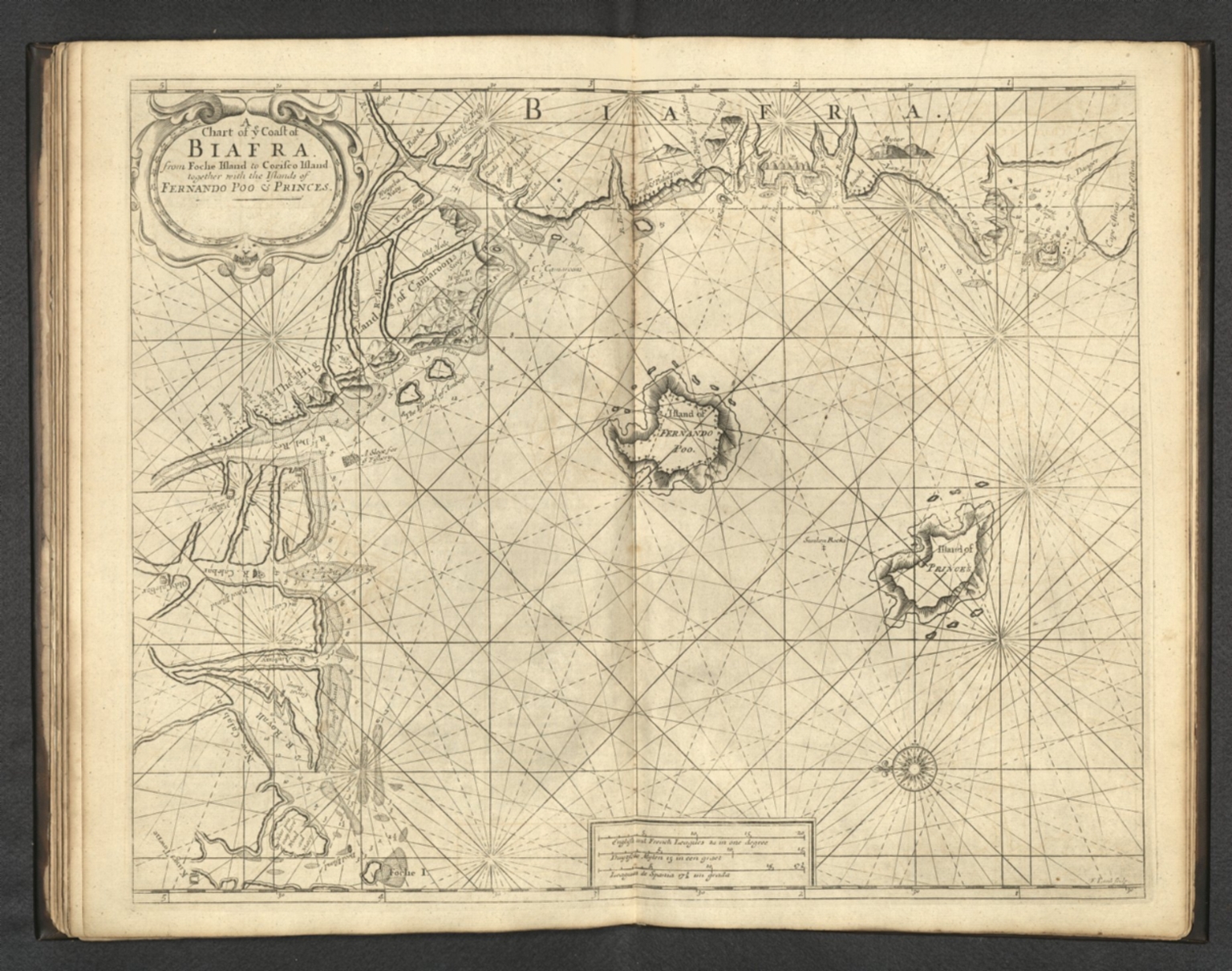 A chart of ye Coast of Biafra from Foche Island to Corisco Island ...