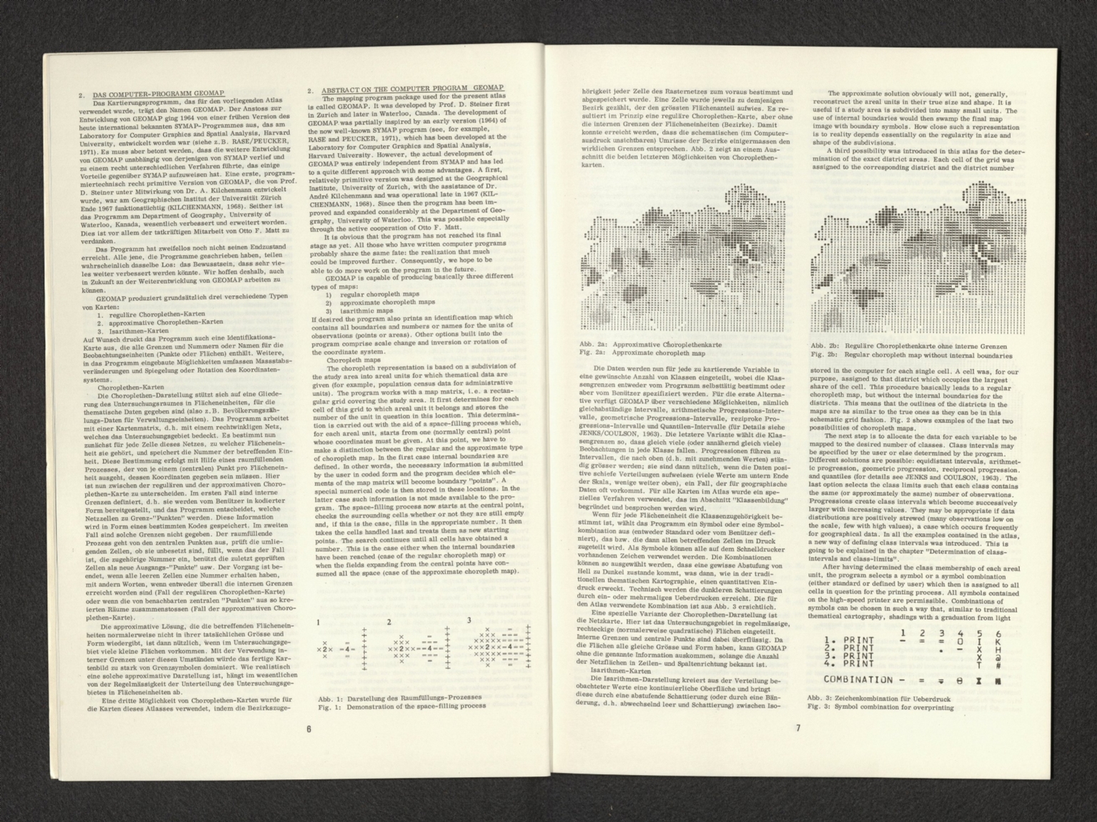 Text: 2. Das Computer-Program GEOMAP = Abstract on the Computer Program ...