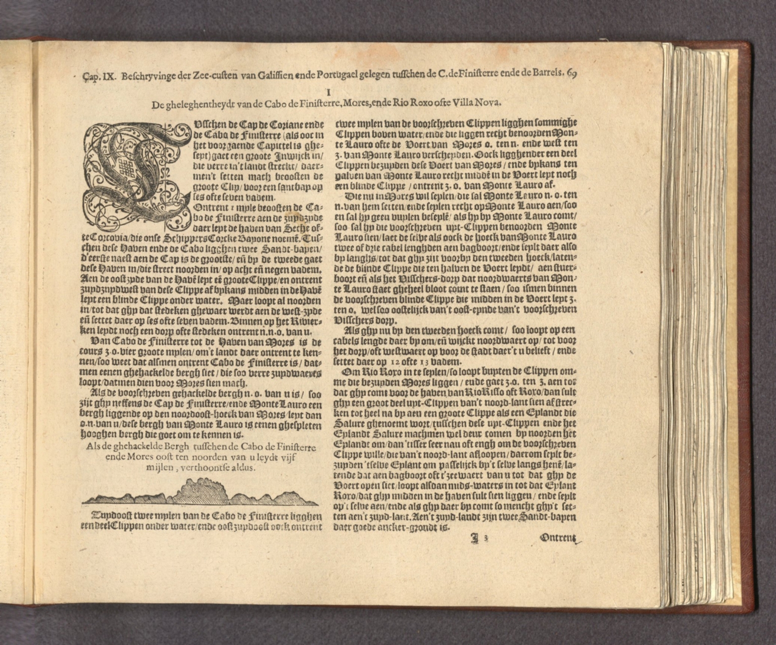 Text: Capittel IX. Beschryvinhe der See-custen van Galissien, ende ...