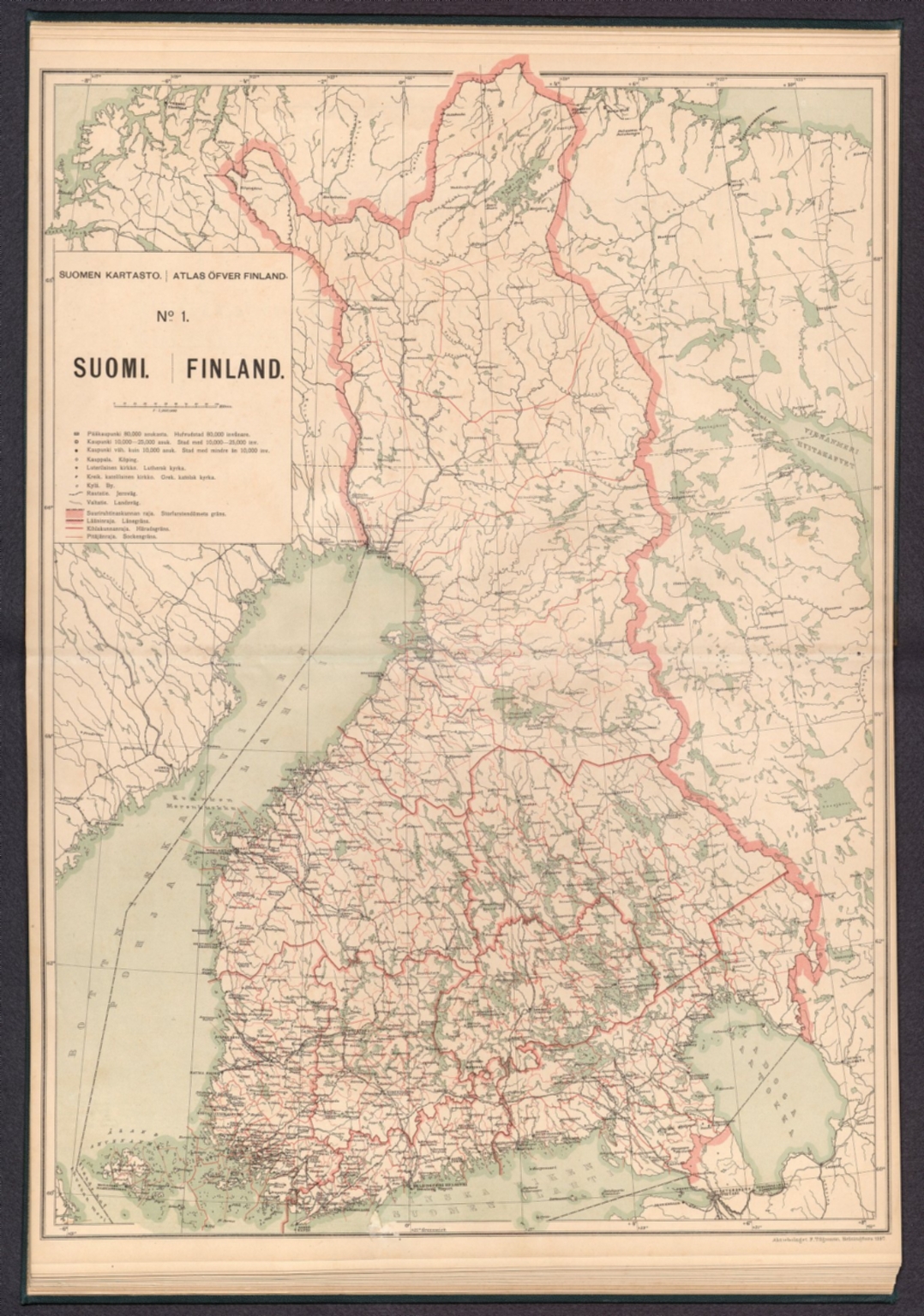 No. 1. Suomi. = Finland. - David Rumsey Historical Map Collection
