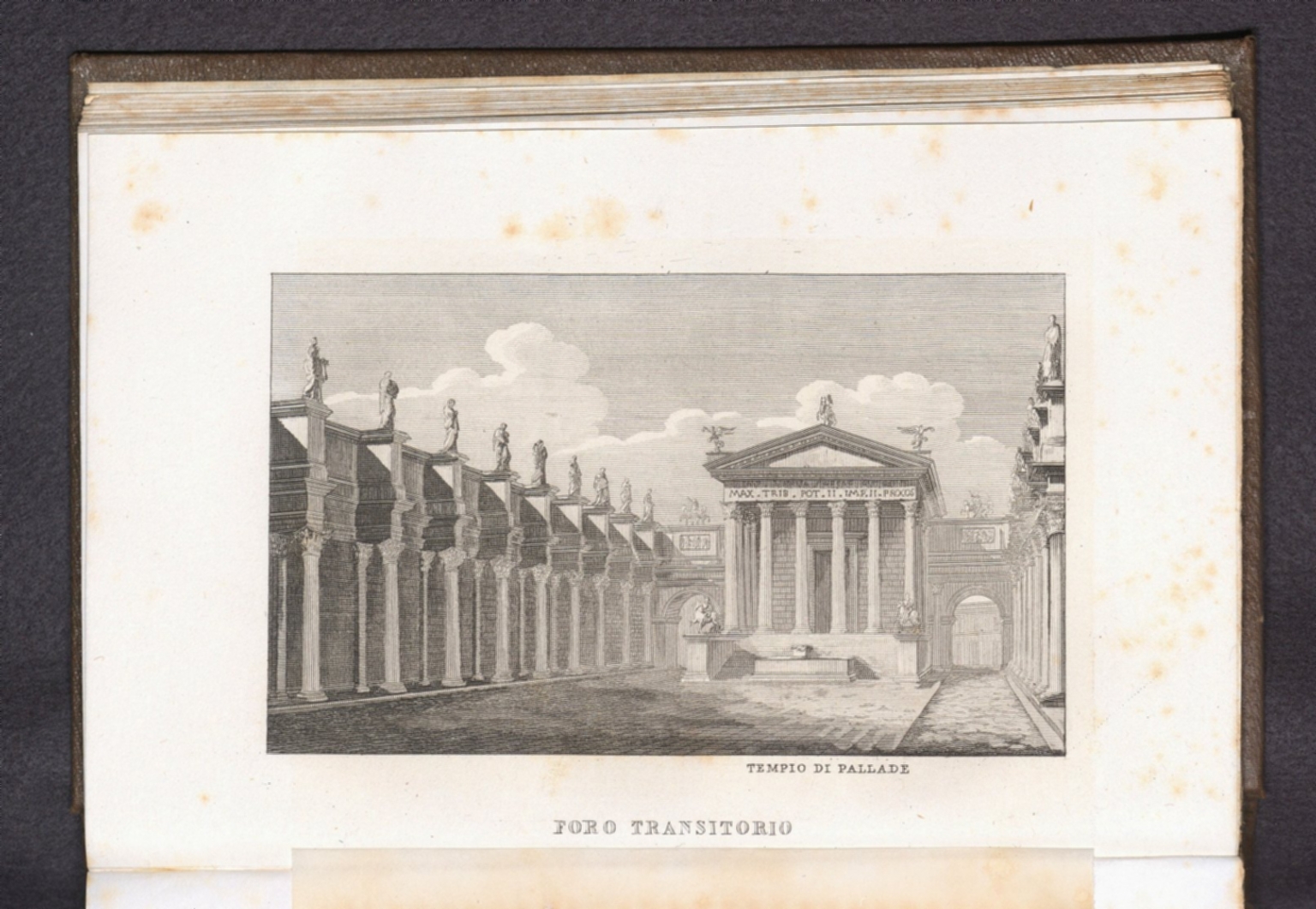 Foro Transitorio : Tempio di Pallade - David Rumsey Historical Map ...