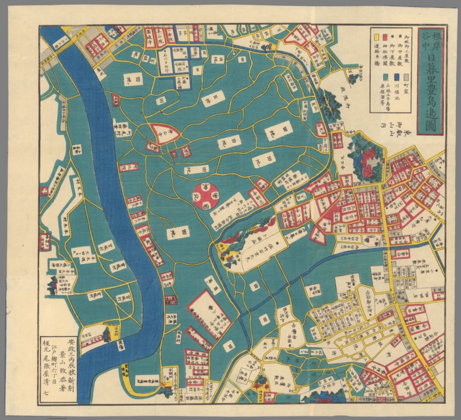 Negishi Yanaka ezu - David Rumsey Historical Map Collection